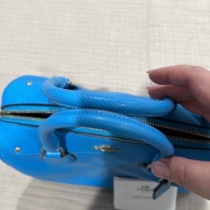 Coach | Bags | Coach Electric Blue Purse Never Used | Poshmark
